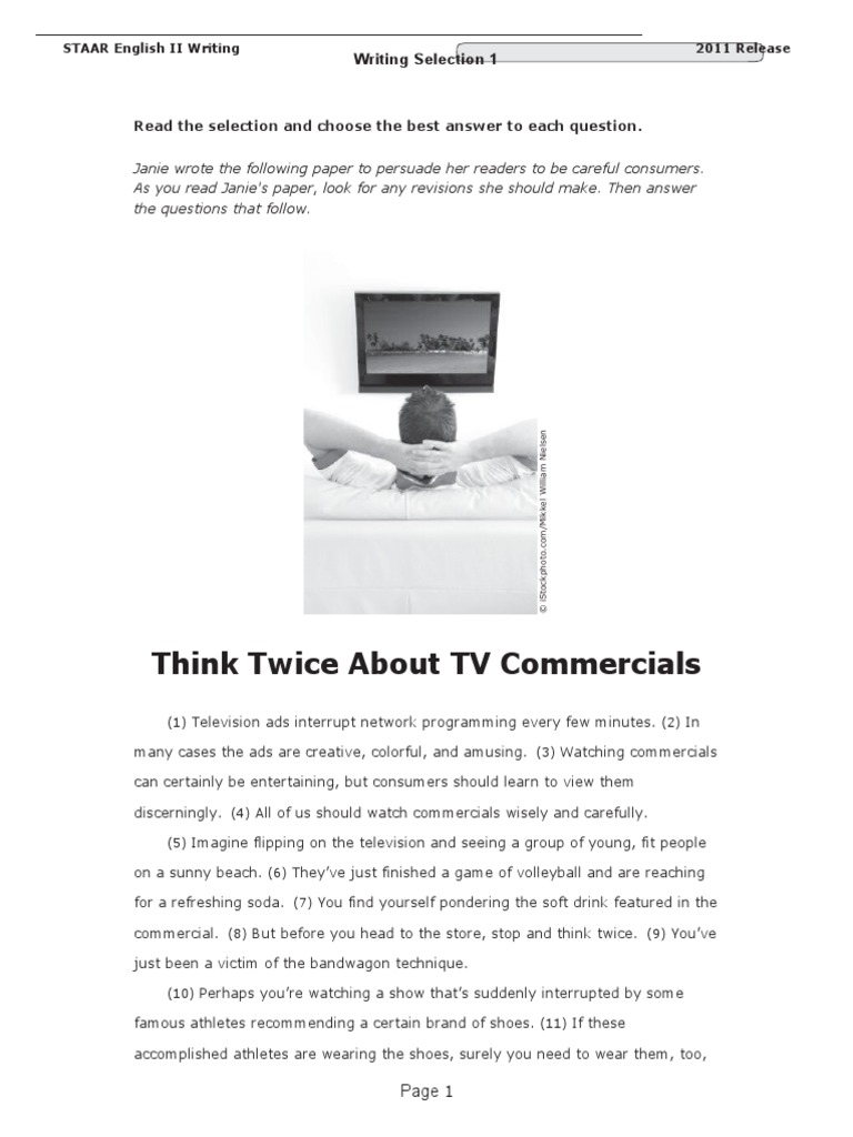 Example Revision Practice | PDF | Television Advertisement | Propaganda