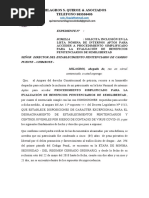 Escrito Reprogramacion de Audiencia - Juicio Oral | PDF