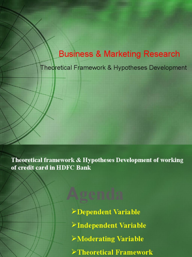 Credit Card Research: Framework & Hypotheses | PDF