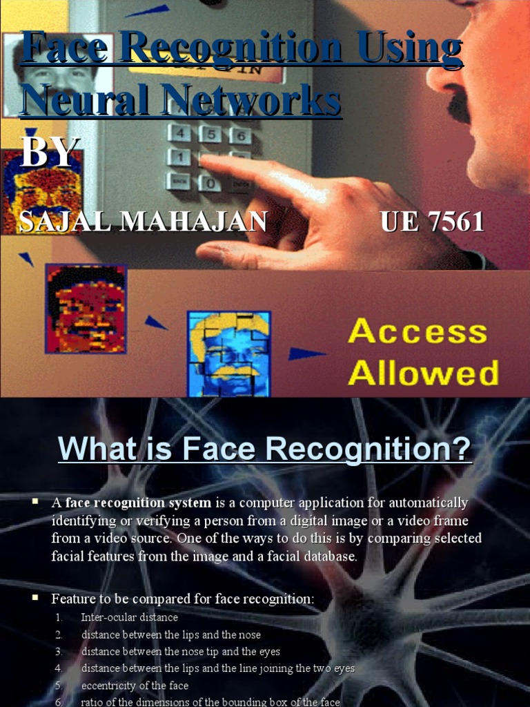 Face Recognition Using Neural Networks | PDF | Artificial Neural Network | Principal Component ...
