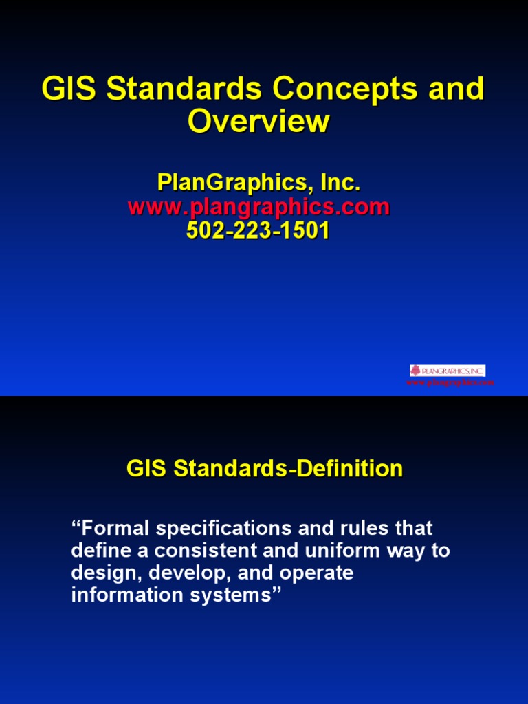 GIS 20 Standards | PDF | Arc Gis | Geographic Information System