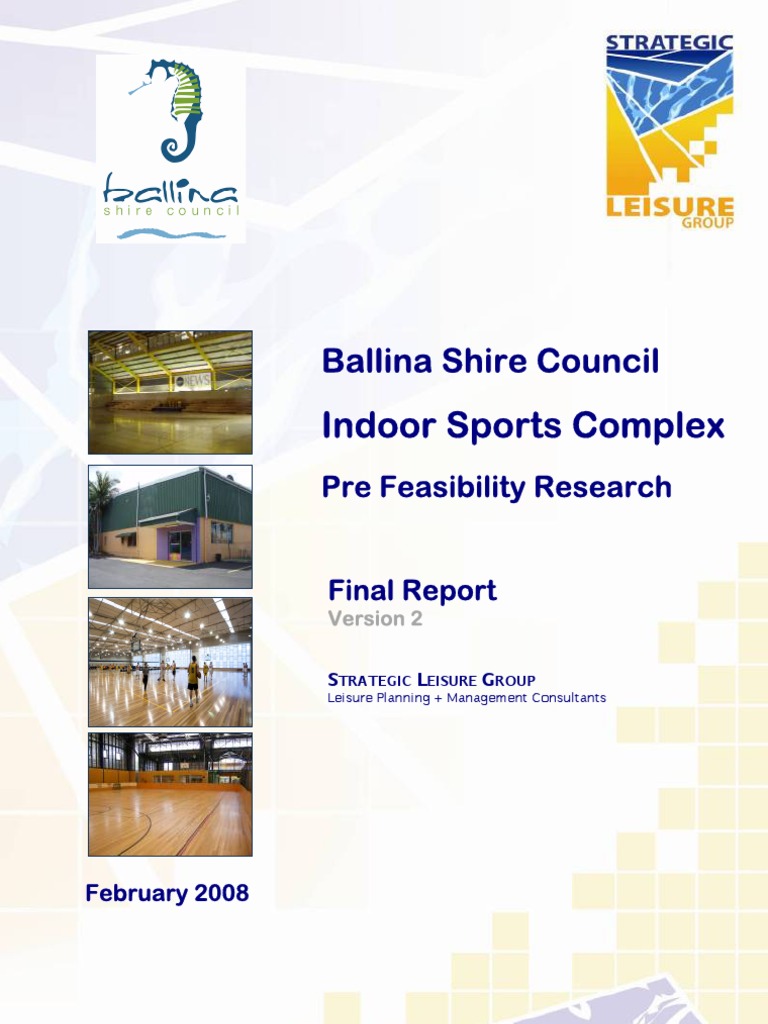 Ballina Indoor Sports Pre Feasibility Research | PDF | Sports | Ageing