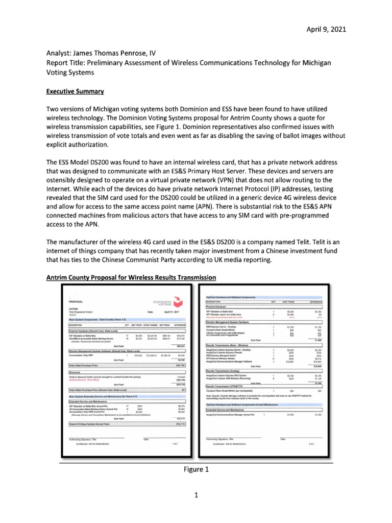 Jim Penrose Report | PDF