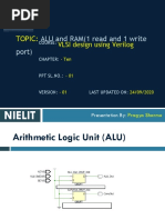8 Bit ALU Design in Modelsim Using Verilog With Code and Test Bench ...