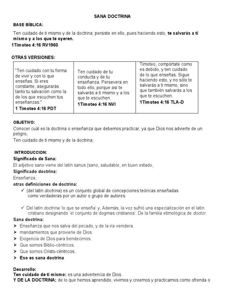 Sana Doctrina | PDF | Trinidad | Profeta