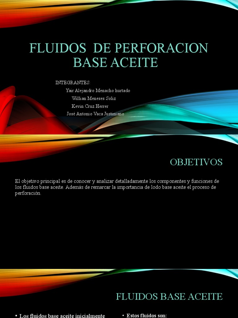 Fluidos de Perforación Base Aceite | PDF | Emulsión | Agua