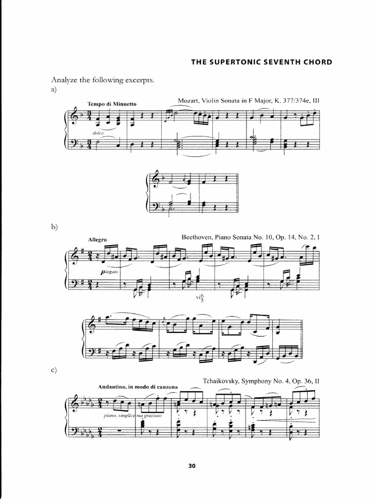 5 Supertonic Seventh Chord | PDF