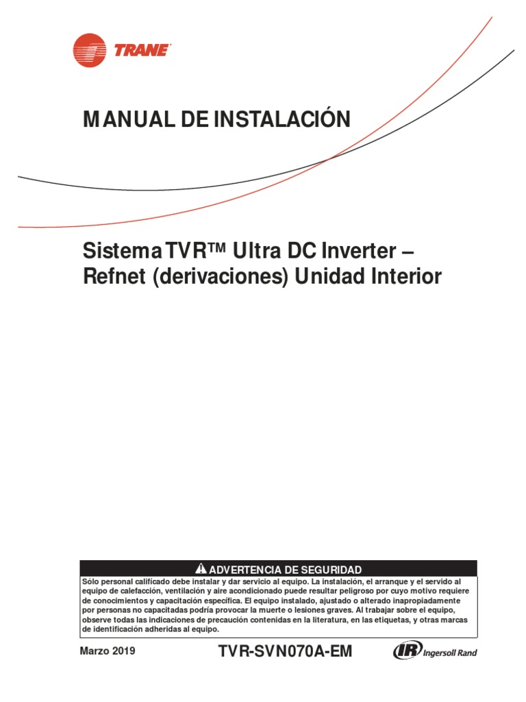TVR-SVN070A-EM VRF-Indoor Unit Branch-TVR ULTRA | PDF | Materiales ...