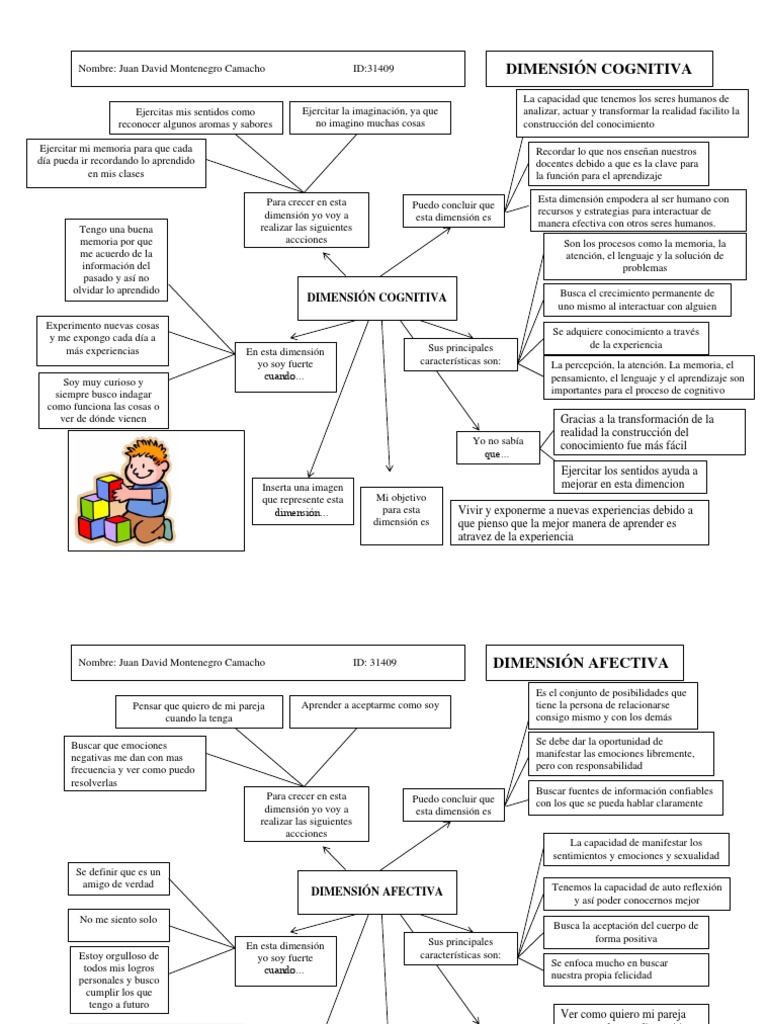 Dimensión Cognitiva y Afectiva 1 | PDF | Memoria | Evaluación ...