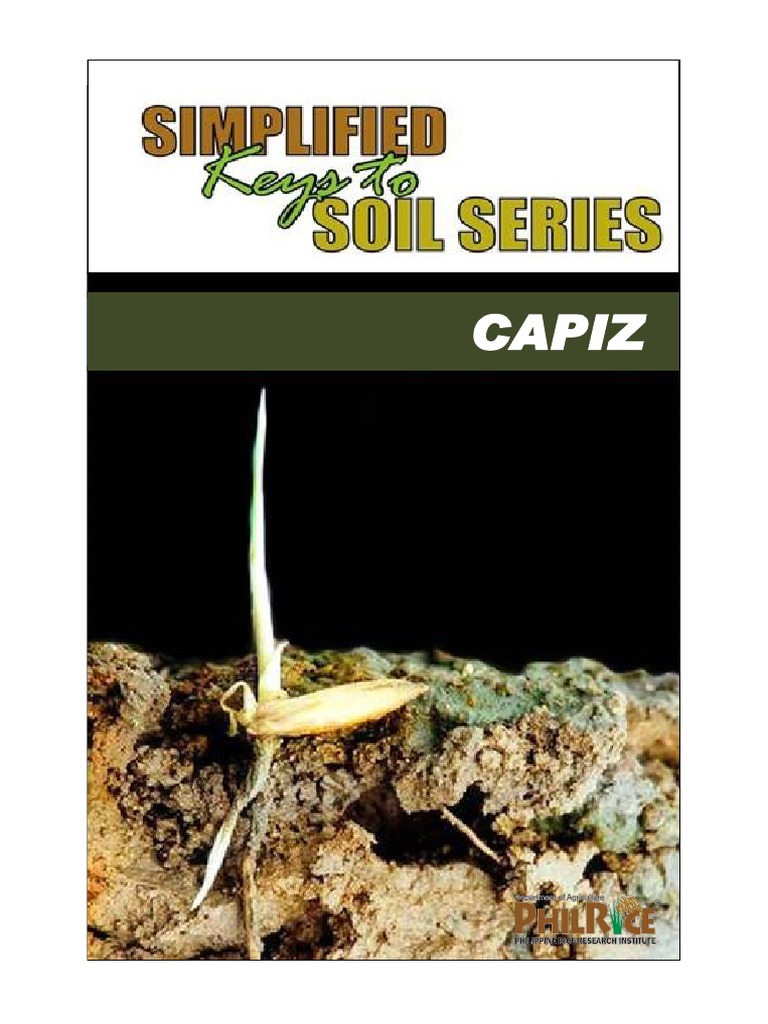 Simplified Keys To Soil Series Capiz | PDF | Soil Fertility | Soil