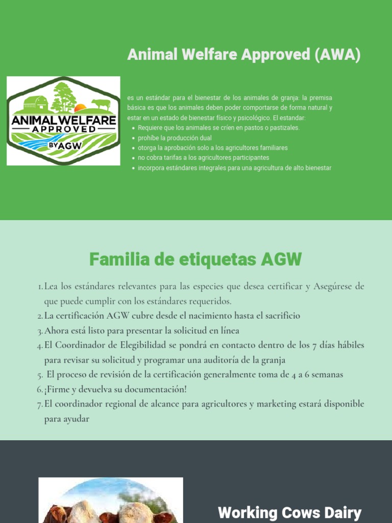 Animal Welfare Approved | PDF