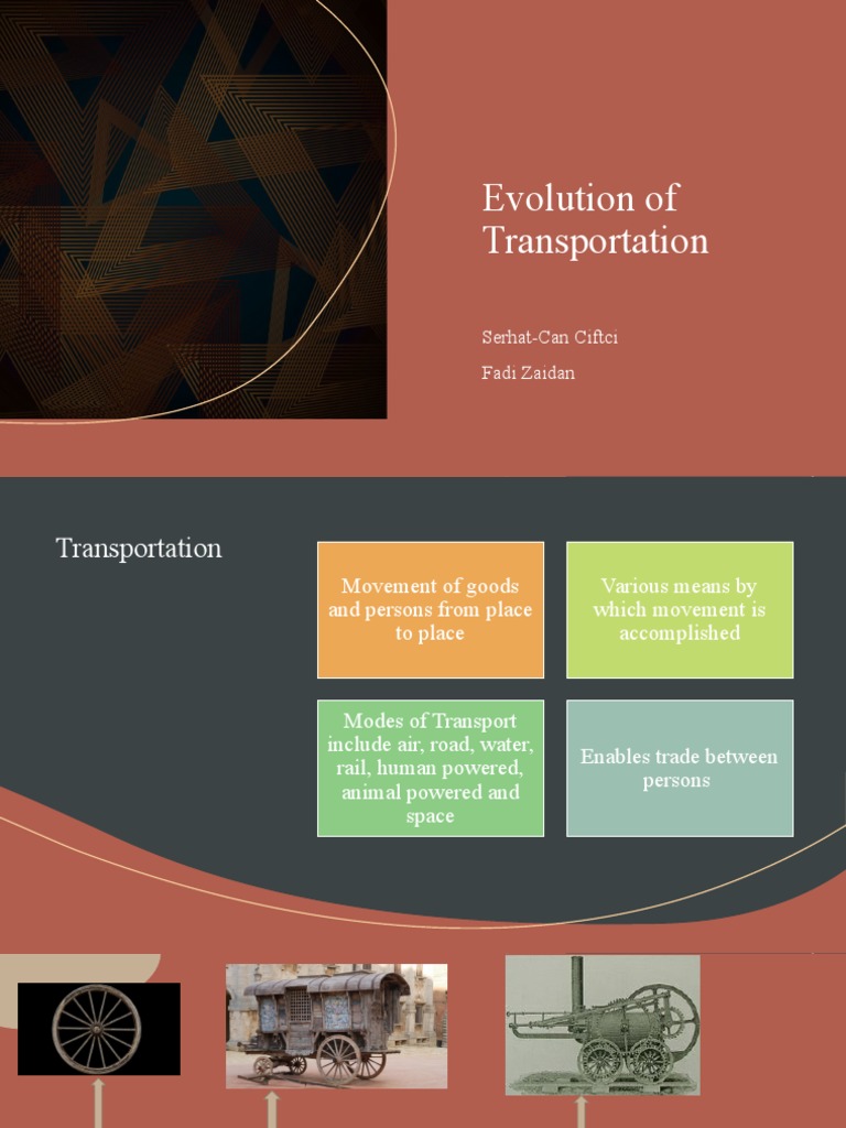 Evolution of Transportation Overview | PDF | Wheel | Transport