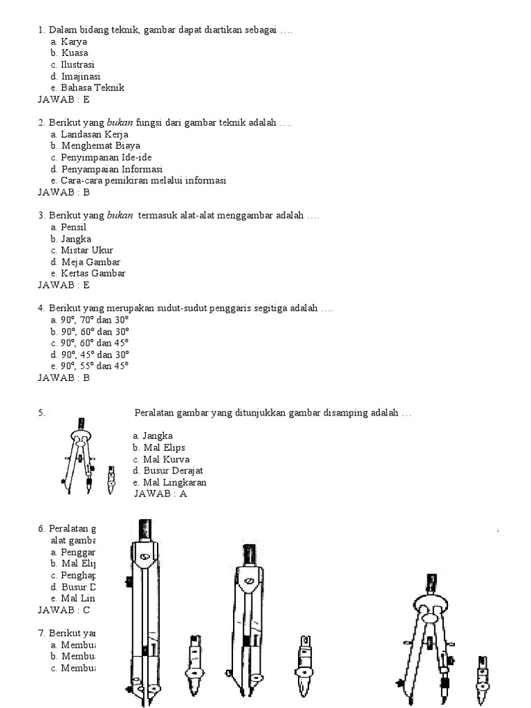Soal PAS GTO Ganjil 2020-2021 HAndoko | PDF