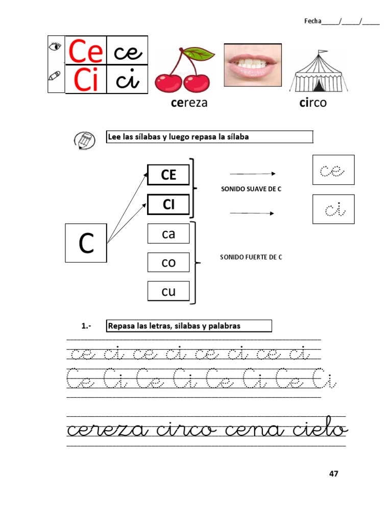 Sílabas Ce - Ci | PDF | Naturaleza
