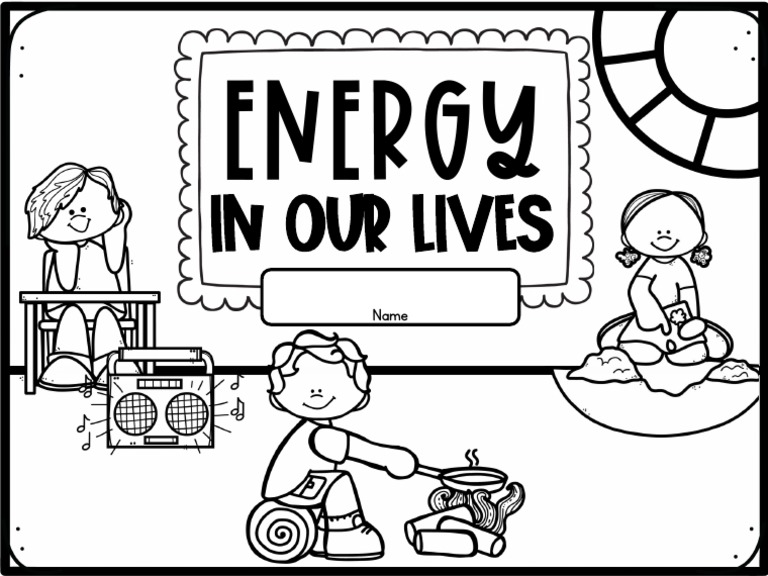 Energy in Our Lives: Grade 5 Title Page | PDF