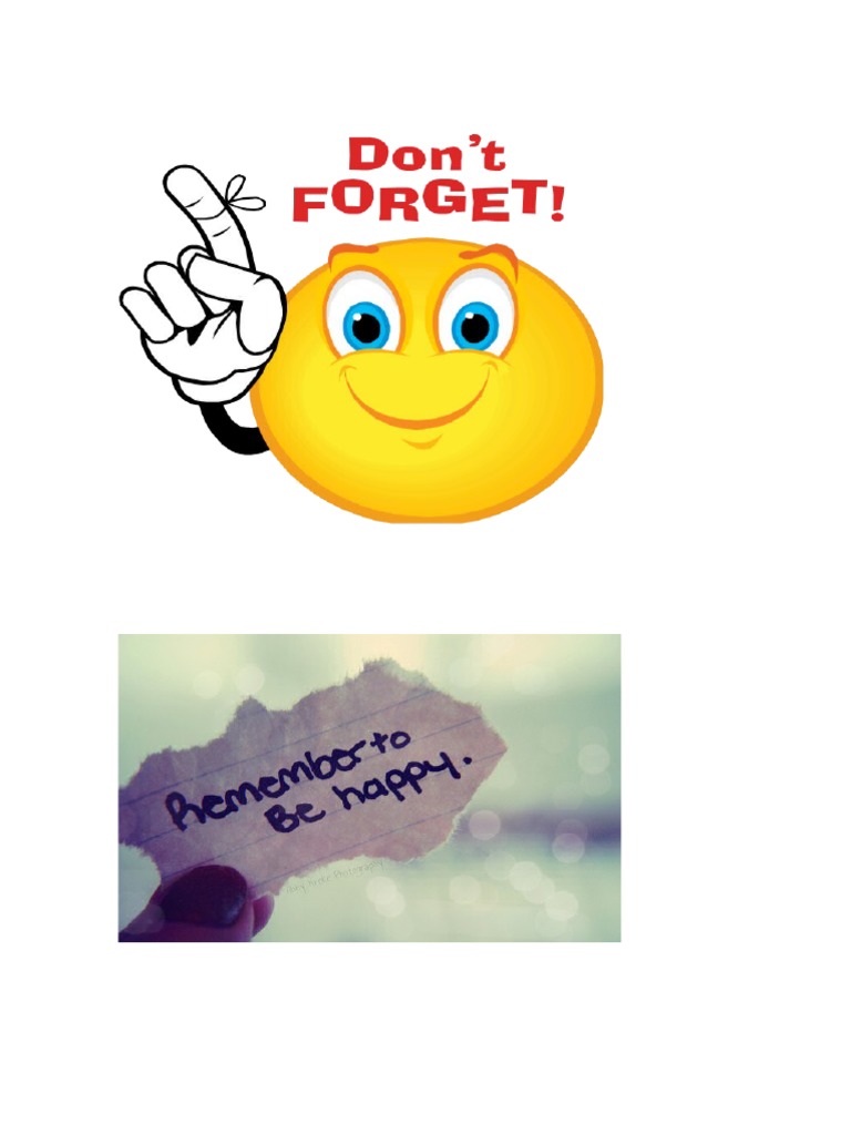 Forget vs. Remember | PDF