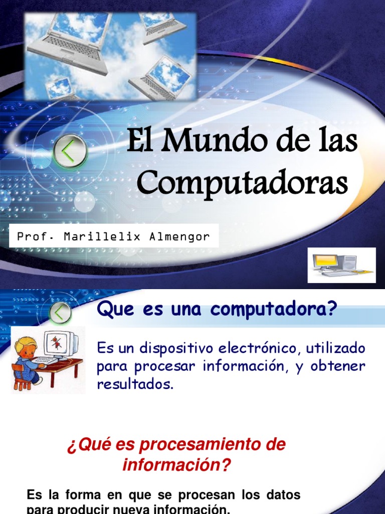 Introducción A Las Computadoras | PDF | Asistente personal digital ...