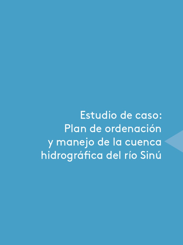 Estudio de Caso Pomca Rio Sinu | PDF | Humedal | Entorno natural