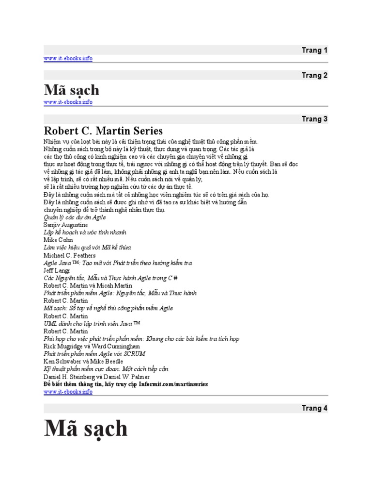 Clean Code Vietnamese | PDF