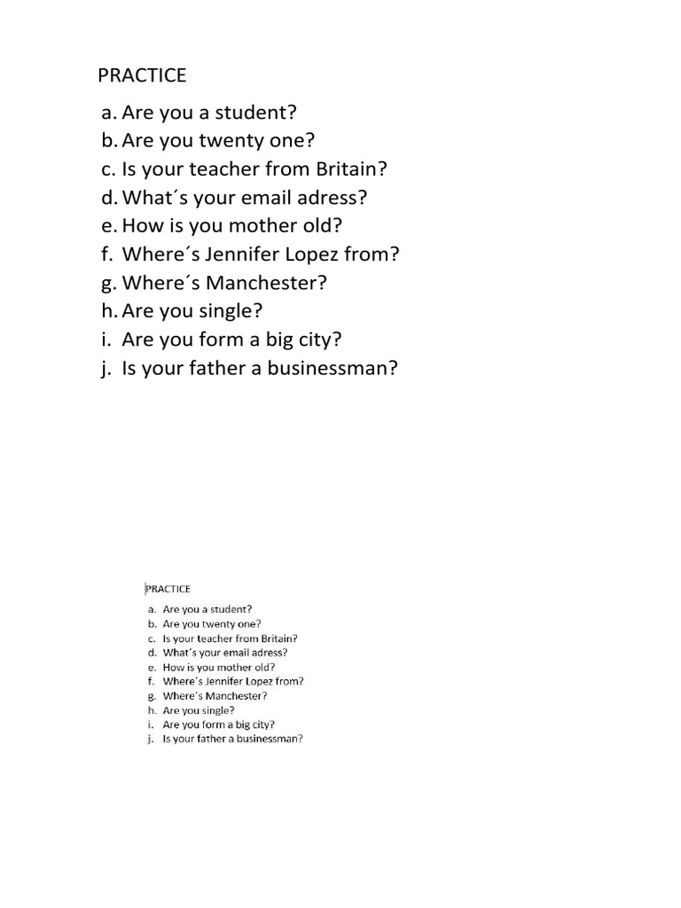 Practica Ingles | PDF