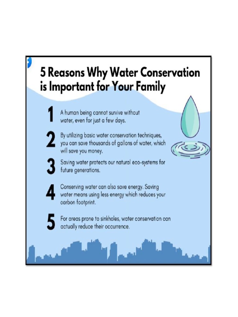 Importance of Water Conservation | PDF