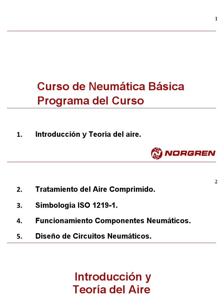 Neumatica Basica - Norgren | PDF | Presión | Humedad