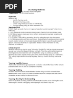 Spanish I Conjugating - Ar Verbs Lesson Plan-1 | PDF | Grammatical ...