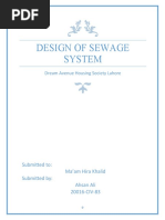 Invert Level Calculations for Sewers | PDF | Sanitary Sewer | Slope