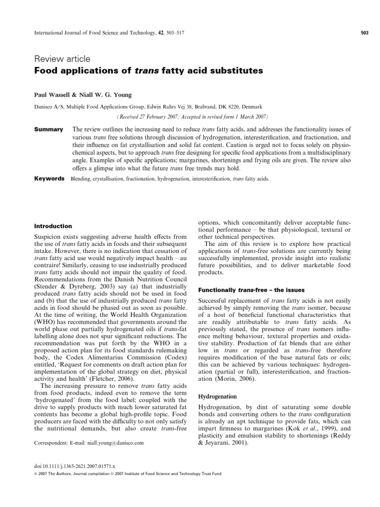 Wassell Et Al-2007-International Journal of Food Science Technology ...
