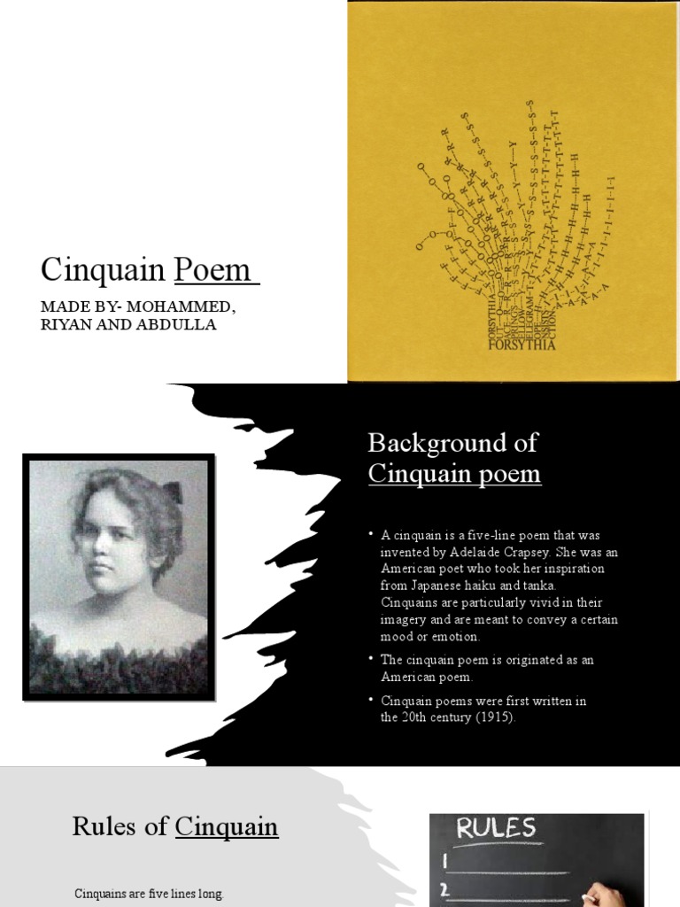 Understanding Cinquain Poetry Rules | PDF