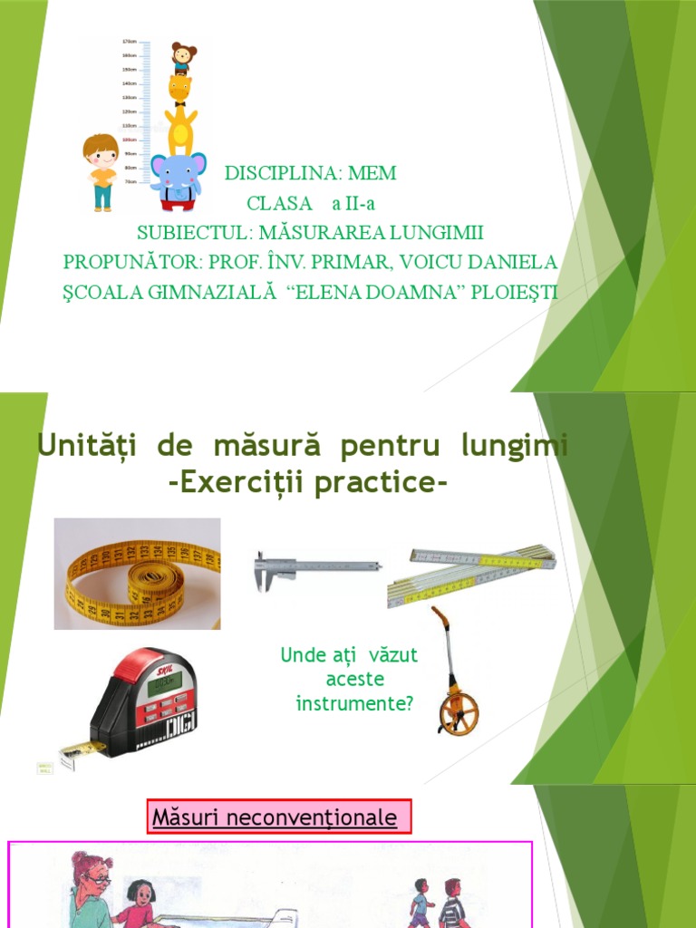 Unitati de Masura Pentru Lungime | PDF