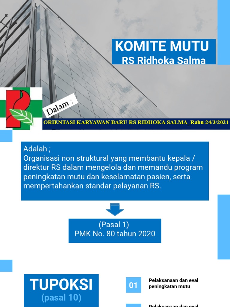 Presentasi 2 - Komite Mutu Ras | PDF