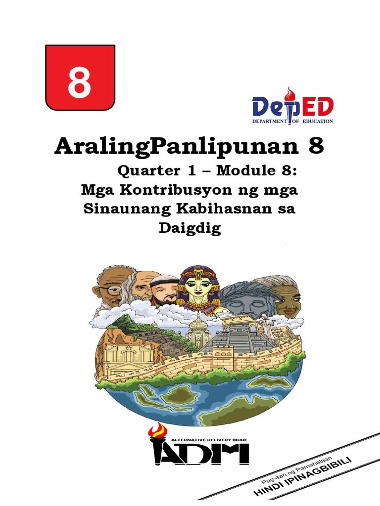 Aralingpanlipunan 8: Quarter 1 - Module 8: Mga Kontribusyon NG Mga ...