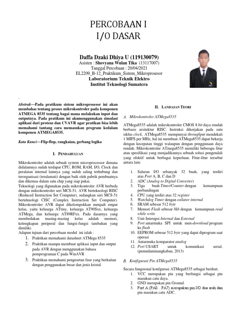 1 - B-12 - El2209 - Daffa Dzaki Dhiyau - 119130079 - Shovyana Wulantika | PDF