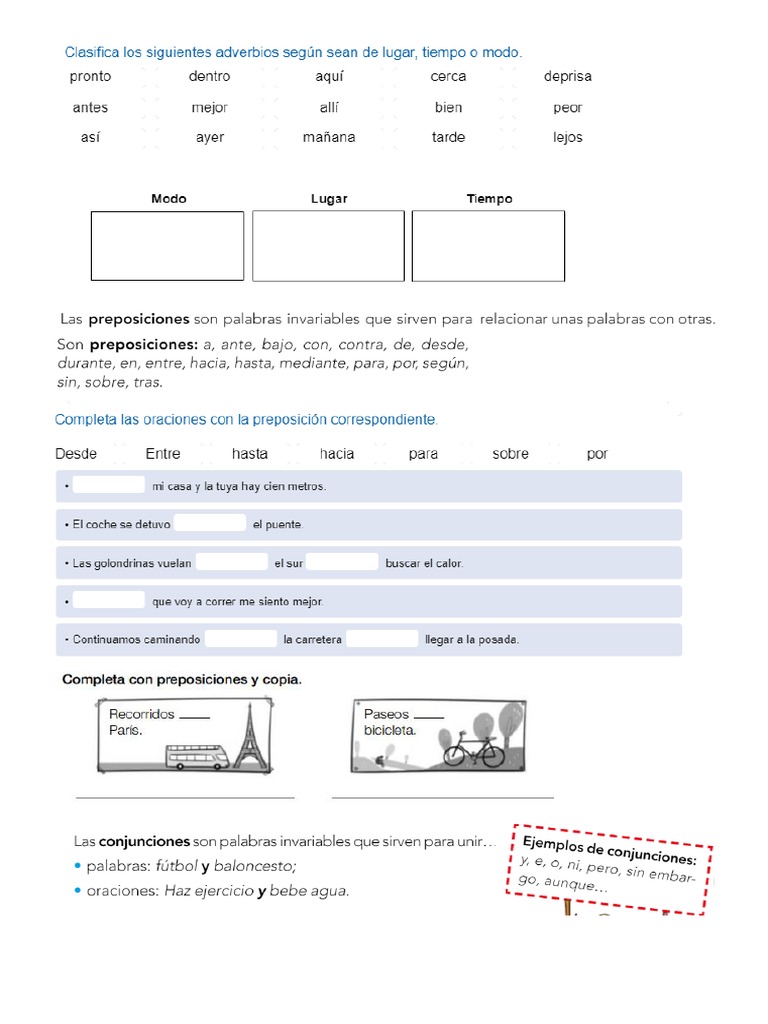 Lengua y Mate Tema 9 para 4 Primaria Anaya | PDF