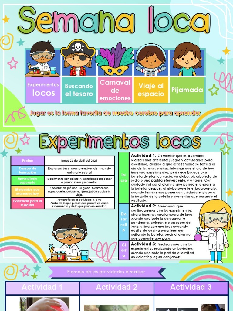 Semana Loca | PDF | Experimentar | Las emociones