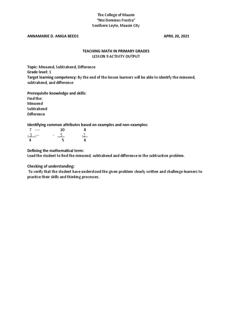 Teaching Math In Primary Grades PDF