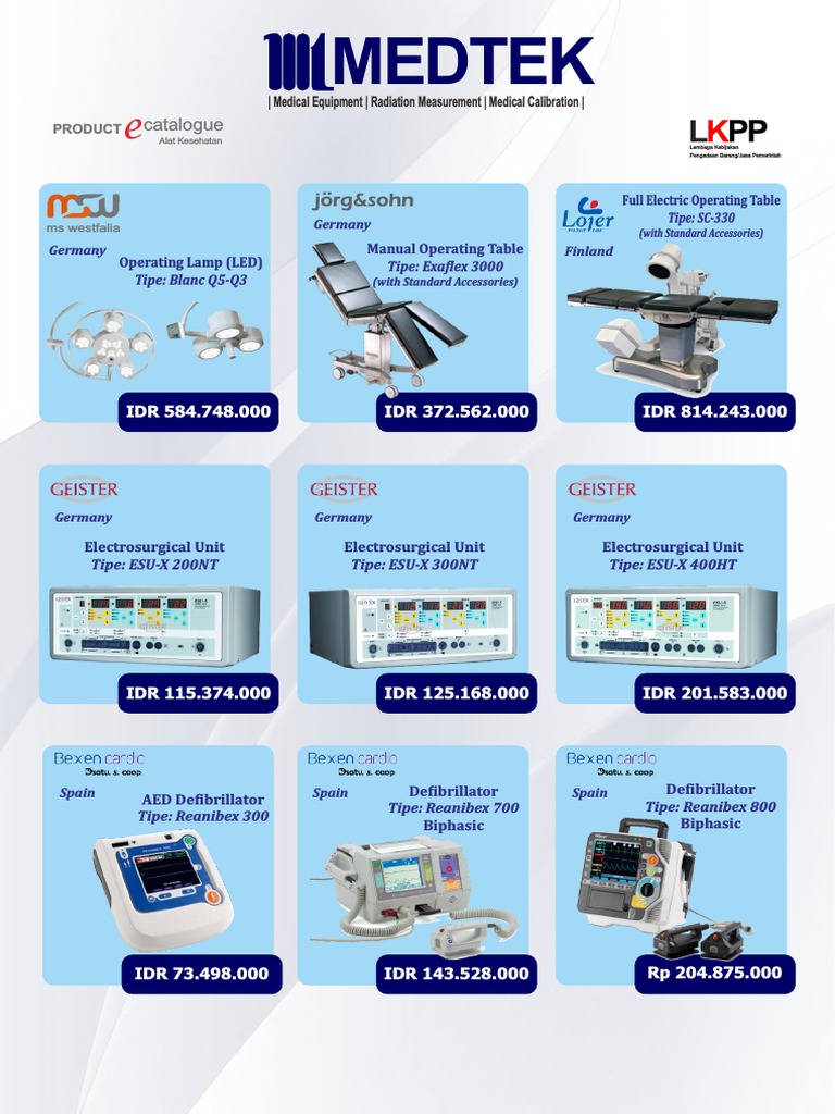 E-Catalogue PT Medtek | PDF | Surgical Specialties | Surgery