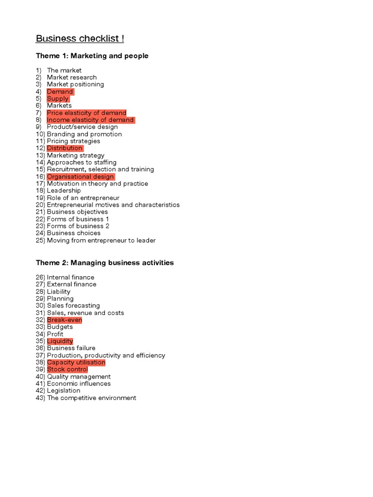 Business List ! | PDF