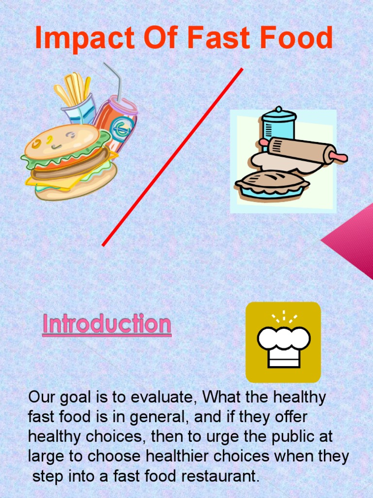 Impact of Fast Food | PDF | Fast Food | Fast Food Restaurants