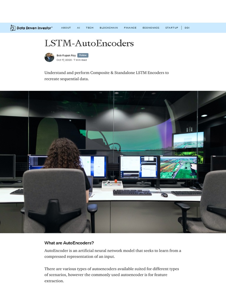 LSTM-AutoEncoders. Understand and Perform Composite & - by Bob Rupak ...