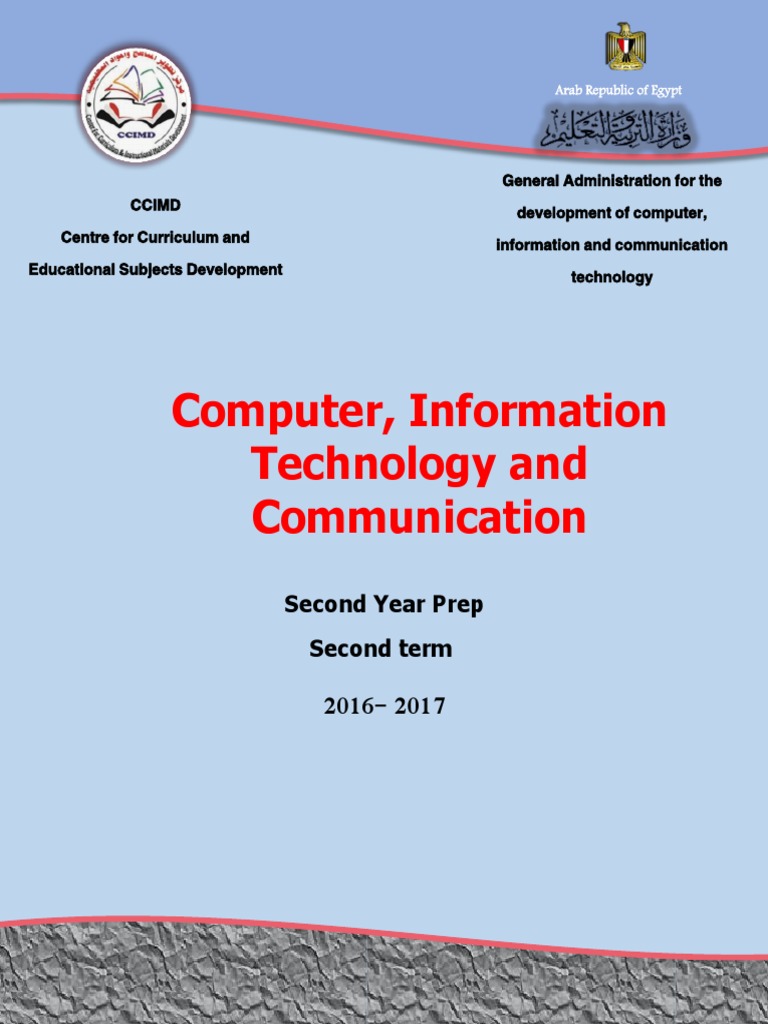 Computer, Information Technology and Communication: Second Year Prep ...