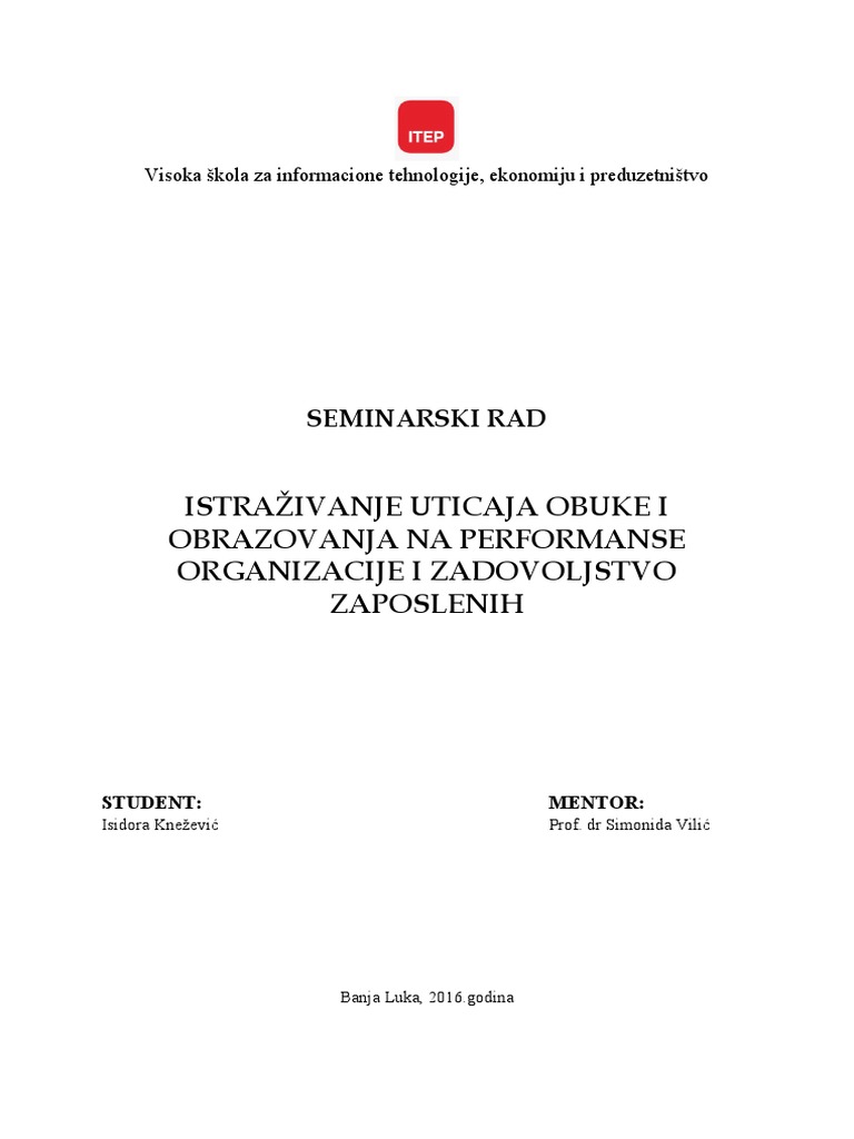 Primer Seminarskog MIIM - Simonida2 | PDF