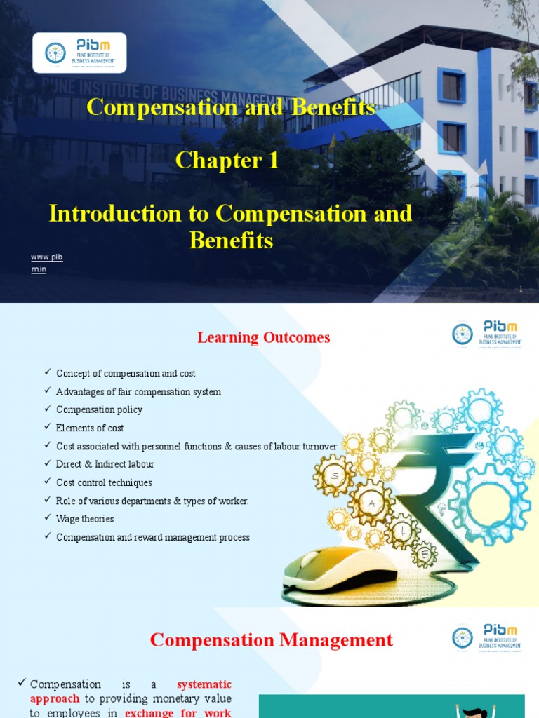 Chapter 1 - Introduction To Compensation and Benefits | PDF