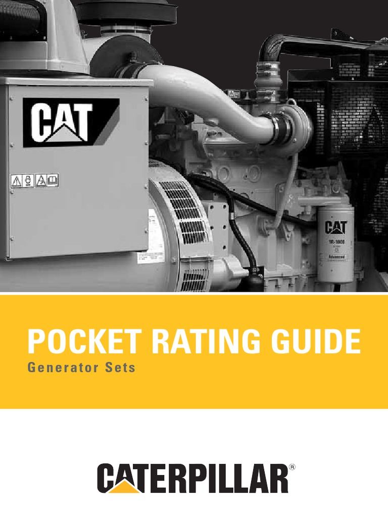 CAT Genset Rating Guide | PDF | Electric Motor | Horsepower