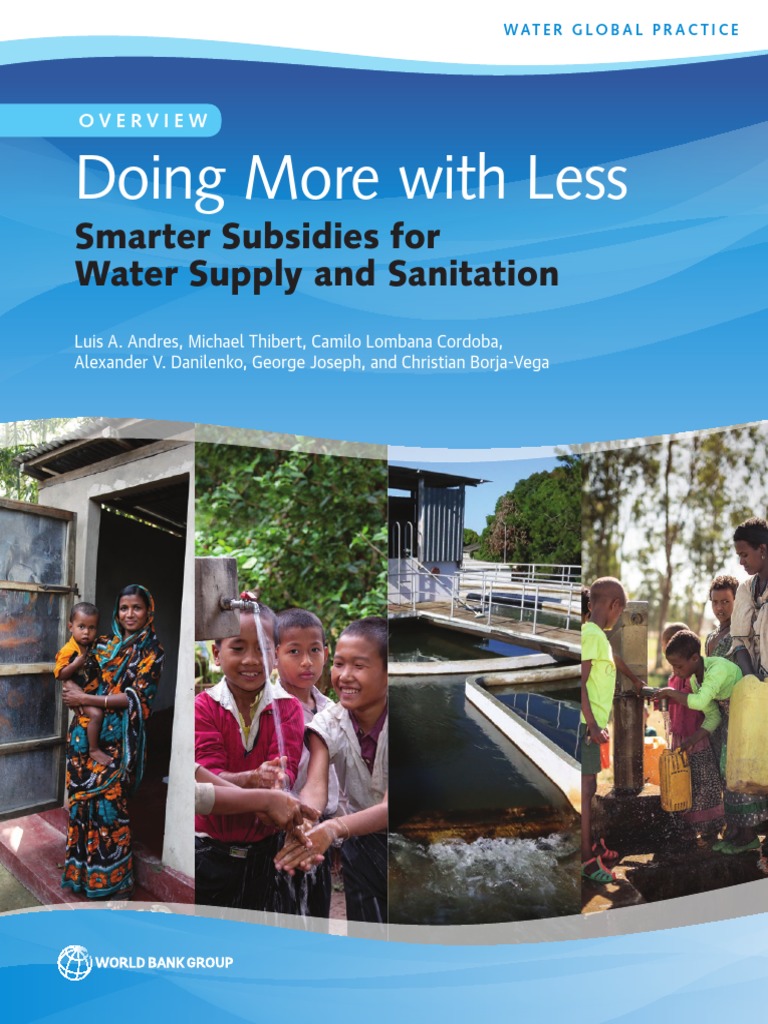 Doing More With Less Smarter Subsidies For Water Supply and Sanitation ...