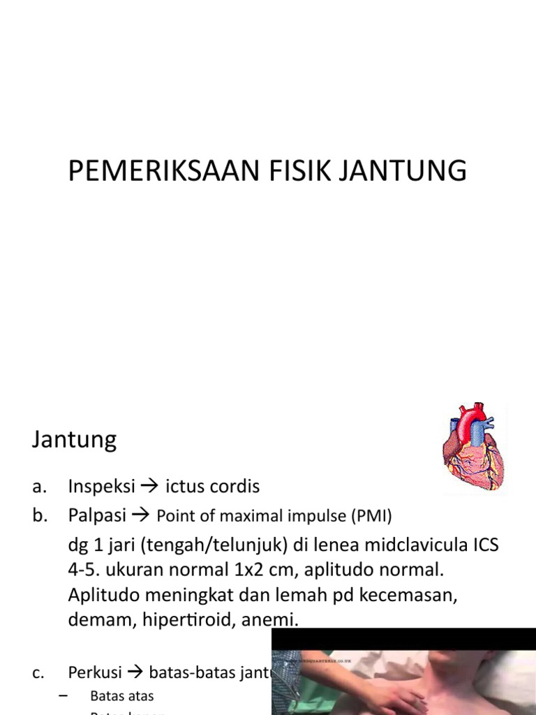 Pemeriksaan Fisik Jantung | PDF | Sains & Matematika