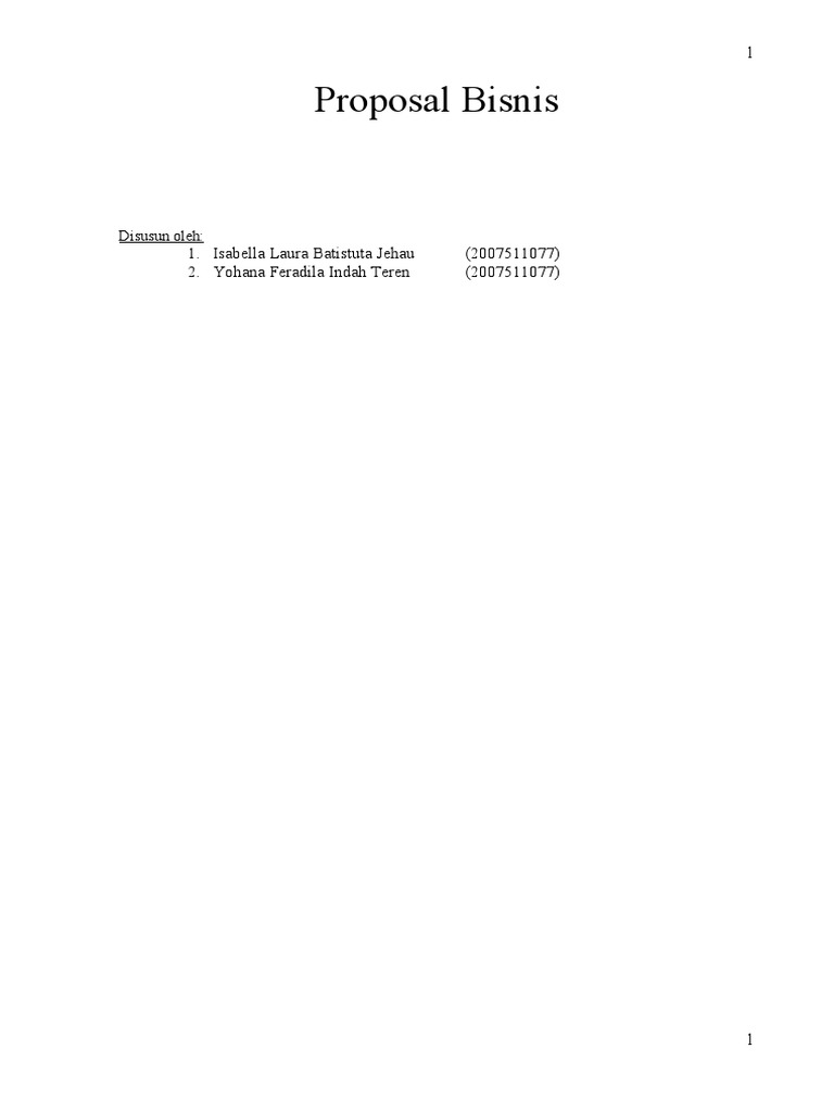 Contoh Proposal 2 - Dasoba | PDF