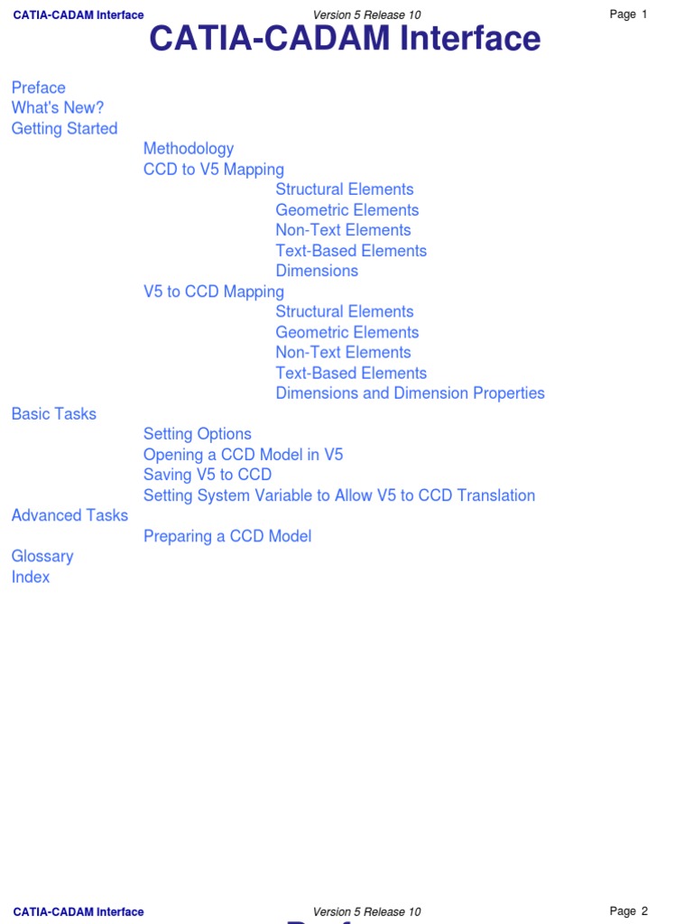 CATIA-CADAM Interface | PDF | Character Encoding | Interactivity