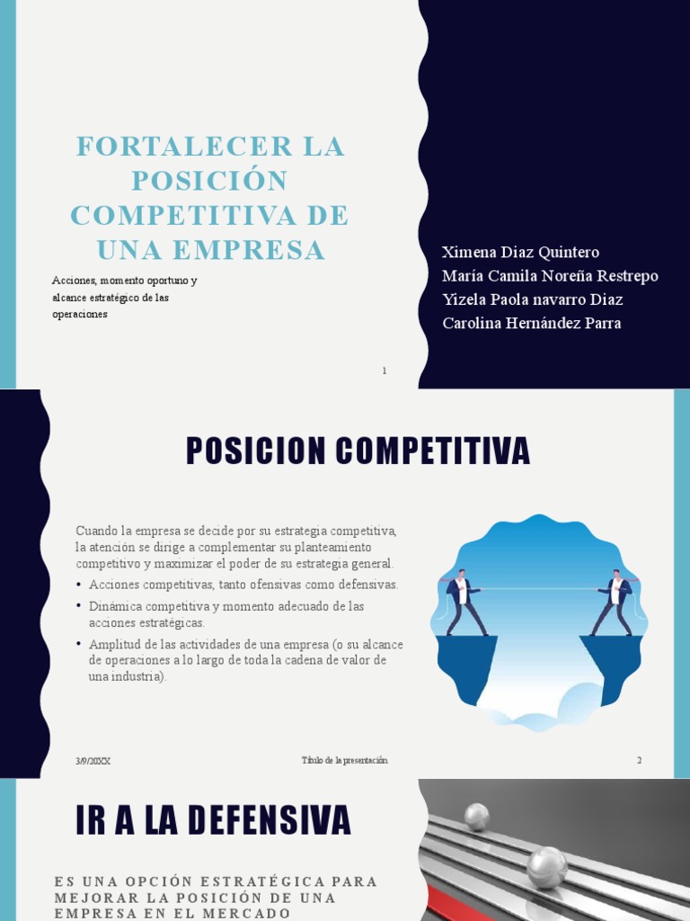 Fortalelzcer La Posicion Competitiva de Una Empresa | PDF | Outsourcing ...